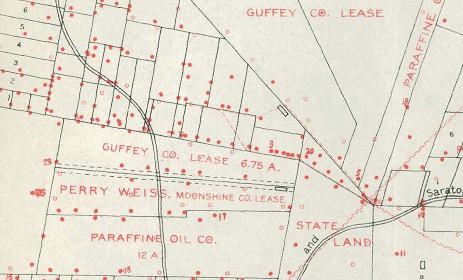 1906 Map of the Batson Oil Field Texas - Etsy