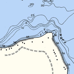 1974 Map of Dam Lake Oneida County Wisconsin - Etsy