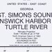 2000 Nautical Chart of St Simon Sound Brunswick Harbor Georgia - Etsy
