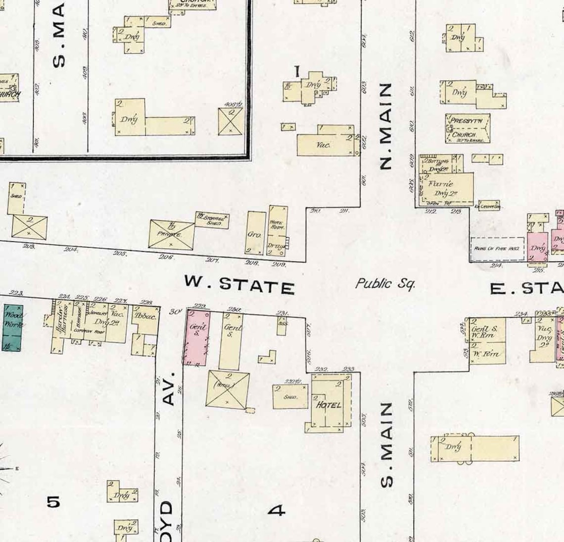 1885 Town Map of Covington Tioga County Pennsylvania | Etsy