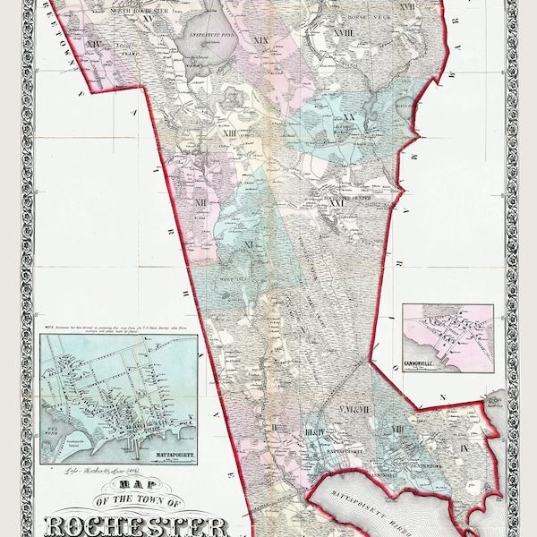 Rochester Map - Etsy