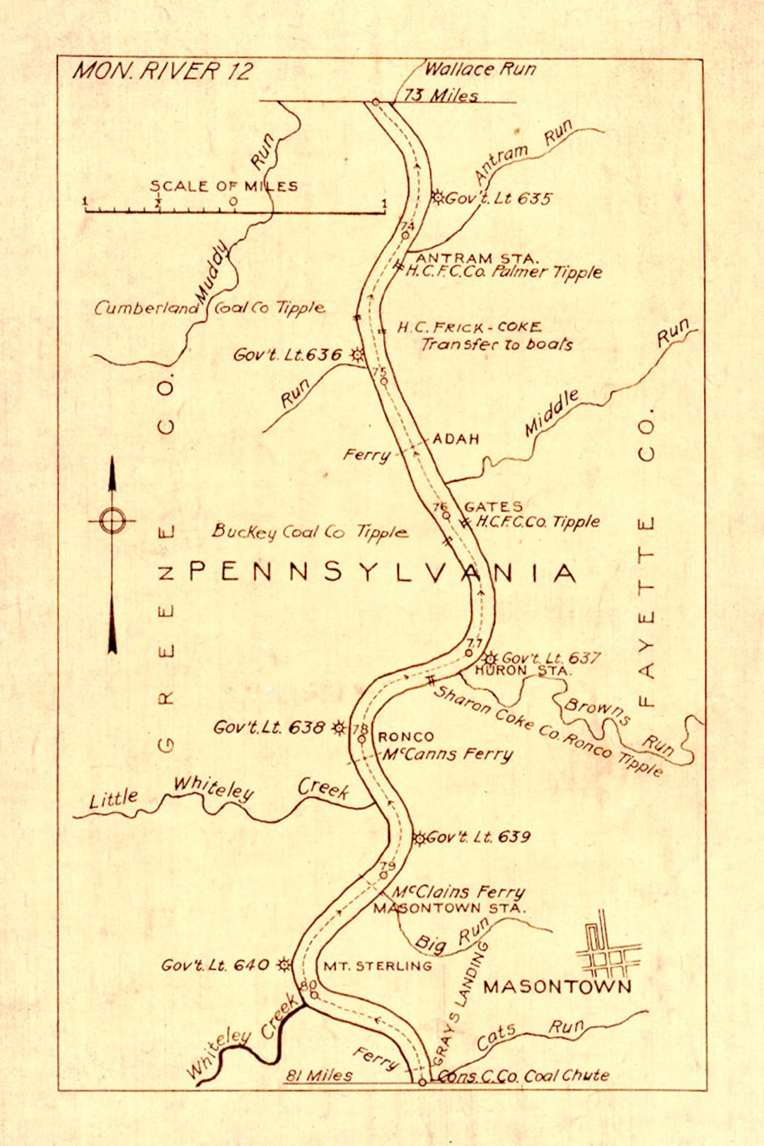 Huckleberry Finn Mississippi River Map