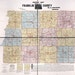 1900 Farm Line Map of Franklin County Illinois - Etsy