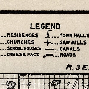 1914 Farm Line Map of Price County Wisconsin - Etsy