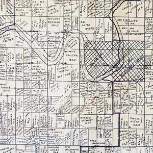 1921 Farm Line Map of Martin County Indiana - Etsy