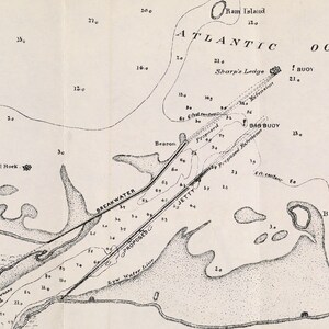 1887 Map of the Saco River Maine - Etsy