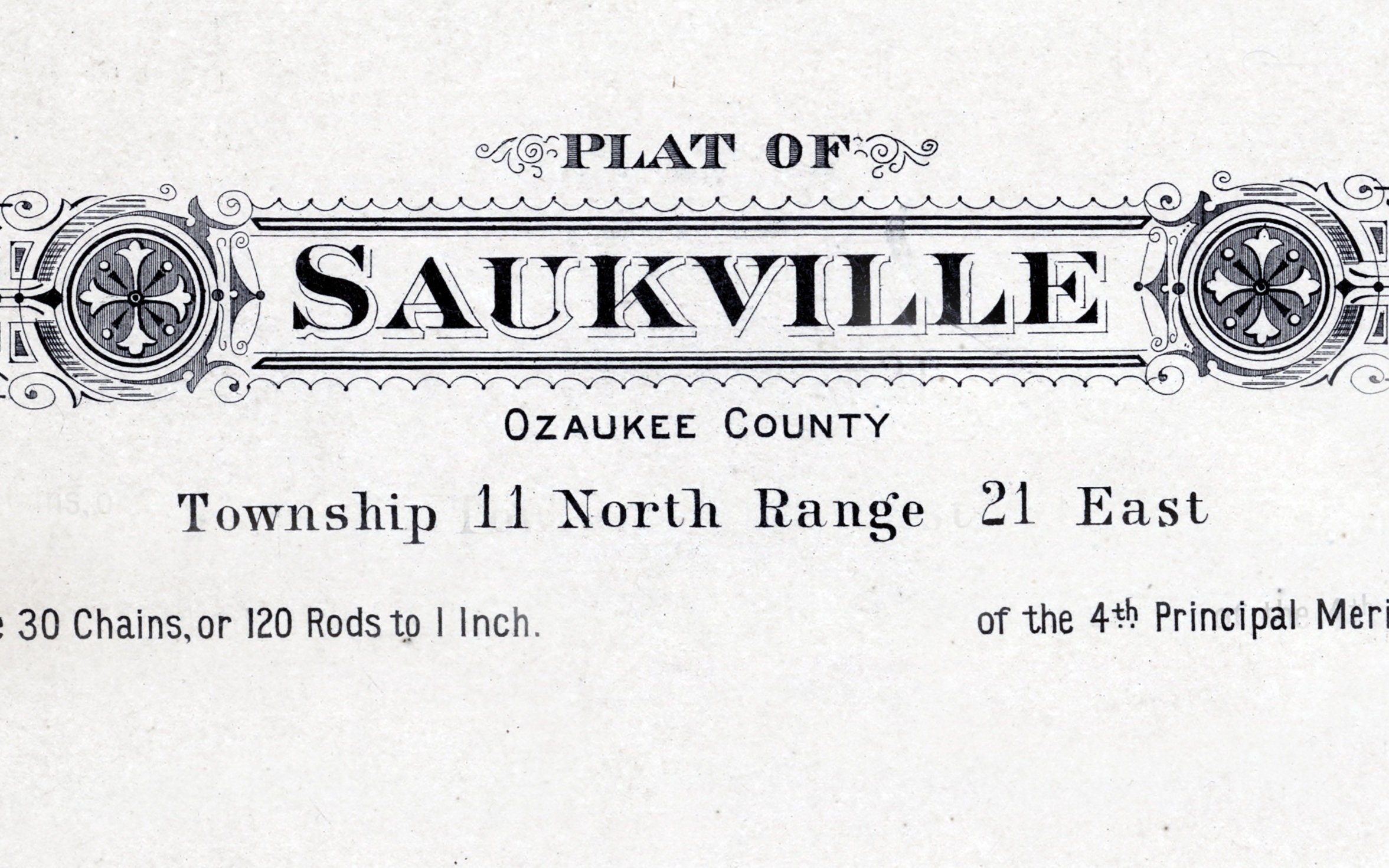 1915 Map of Saukville Township Ozaukee County Wisconsin - Etsy