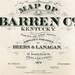 1879 Map of Barren County Kentucky Glasgow - Etsy