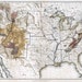 1884 Map of the United States - Etsy