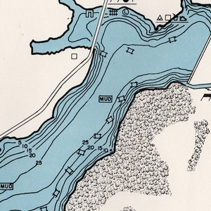 1960 Map of Lake Logan Hocking County Ohio - Etsy