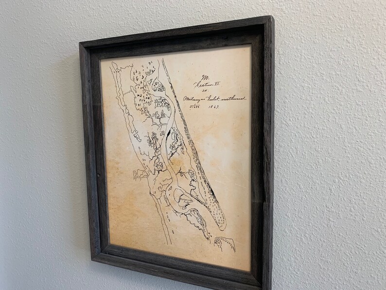 1867 Map of Matanzas Inlet Saint Johns County Florida - Etsy