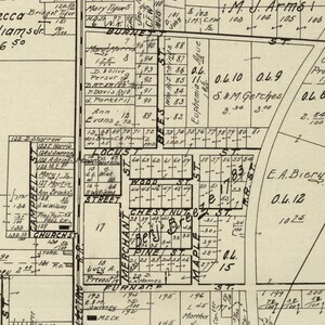 1899 Map of Mineral Ridge Village Trumbull County Ohio - Etsy