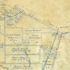 1865 Map of Fort Bend County Texas - Etsy