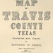 1880 Farm Line Map of Travis County Texas Austin - Etsy