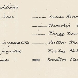 1892 Map of Chehalis County Washington - Etsy