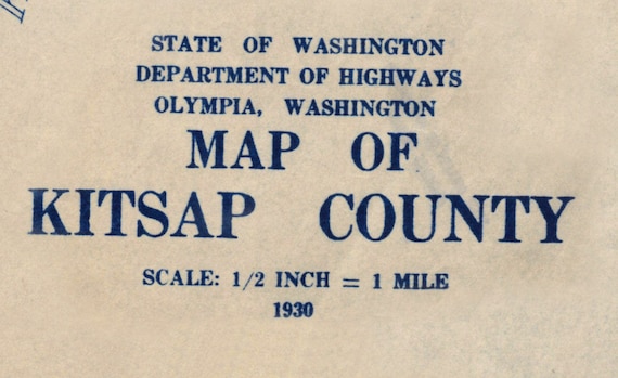 Kitsap County Map With Roads