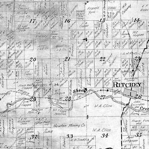 1928 Map of Newton County Missouri - Etsy
