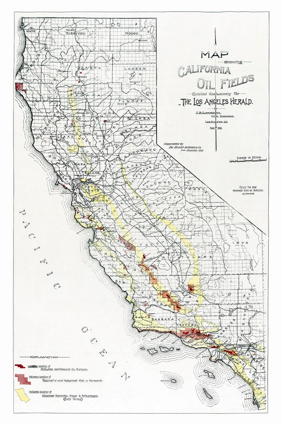 Mapa De Campos De California