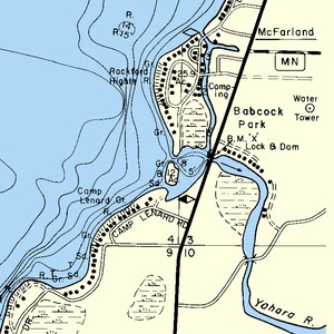 1981 Map of Lake Waubesa Dane County Wisconsin - Etsy