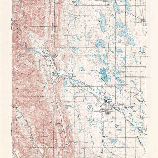 Colorado Topo Map - Etsy