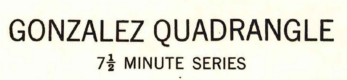 1944 Topo Map of Gonzalez Florida Quadrangle - Etsy