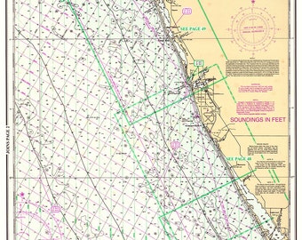 Stump Pass Fl Chart - Etsy Australia