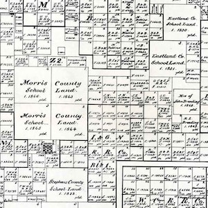 1892 Farm Line Map of Crosby County Texas - Etsy