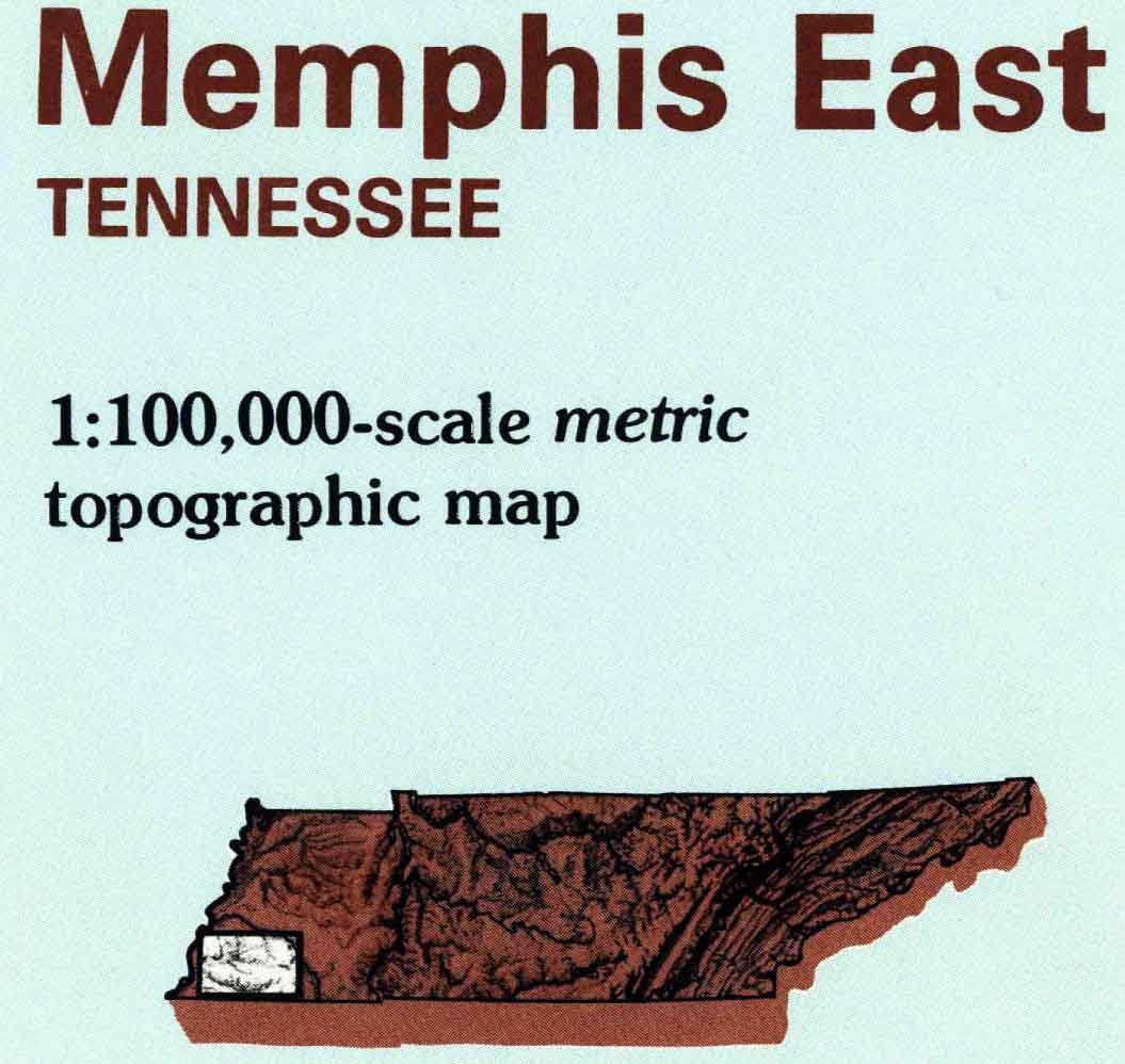 1986 Topo Map of Memphis East Tennessee Somerville - Etsy