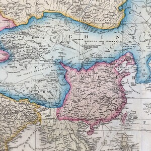 1808 Map of the World - Etsy