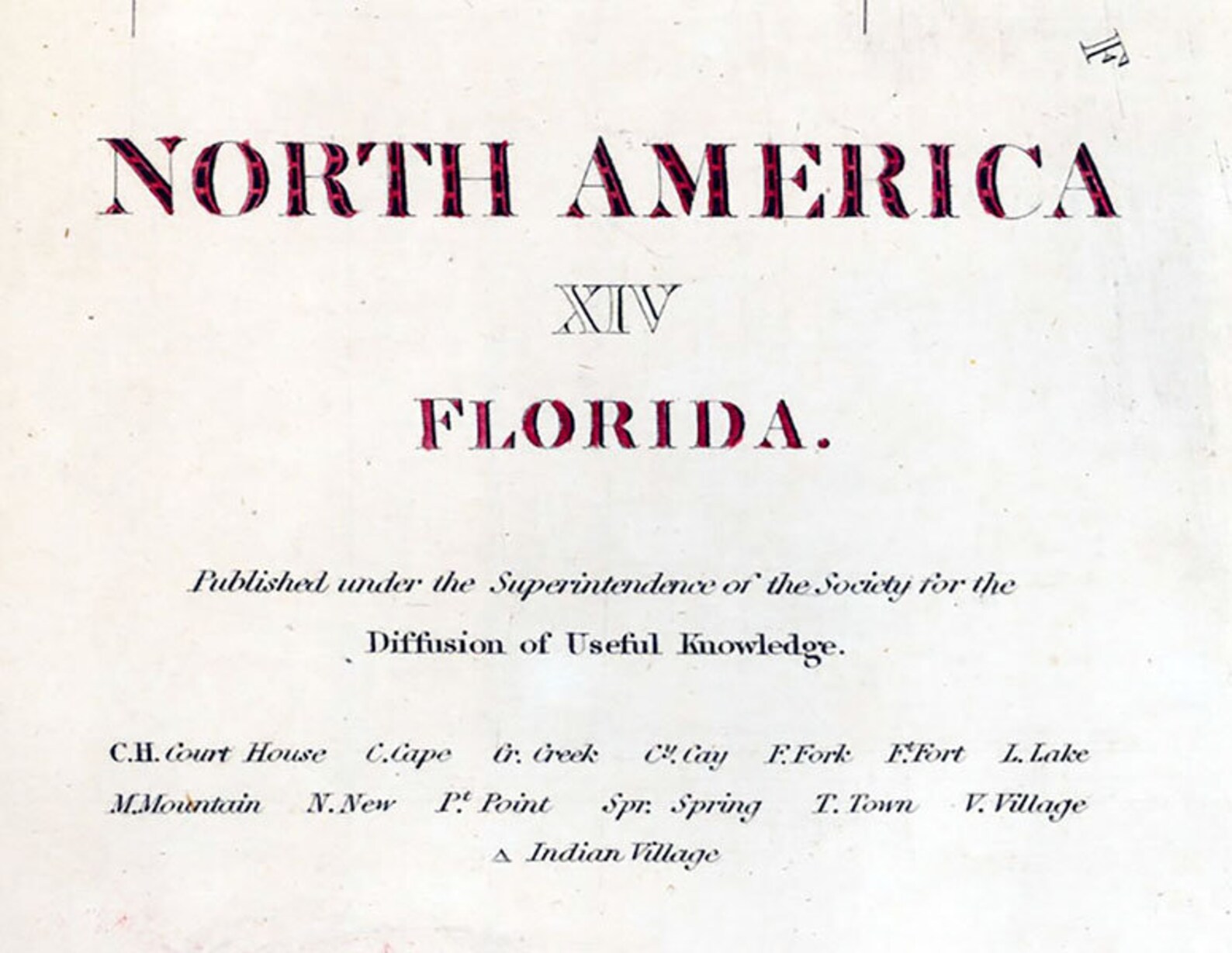 1845 Map of Florida - Etsy