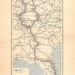 1915 Map of the Dixie Highway Illinois to Florida - Etsy