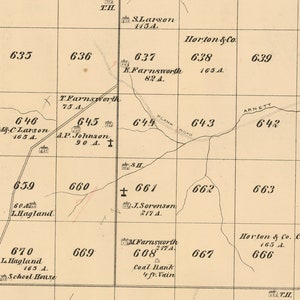 1878 Map of Cherry Grove Township Warren County Pennsylvania - Etsy
