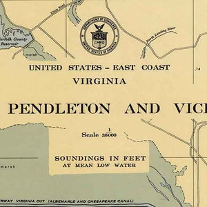 1946 Map of Camp Pendleton and Vicinity - Etsy