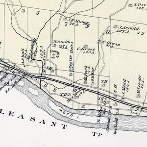 1878 Map of Conewango Township Warren County Pennsylvania - Etsy
