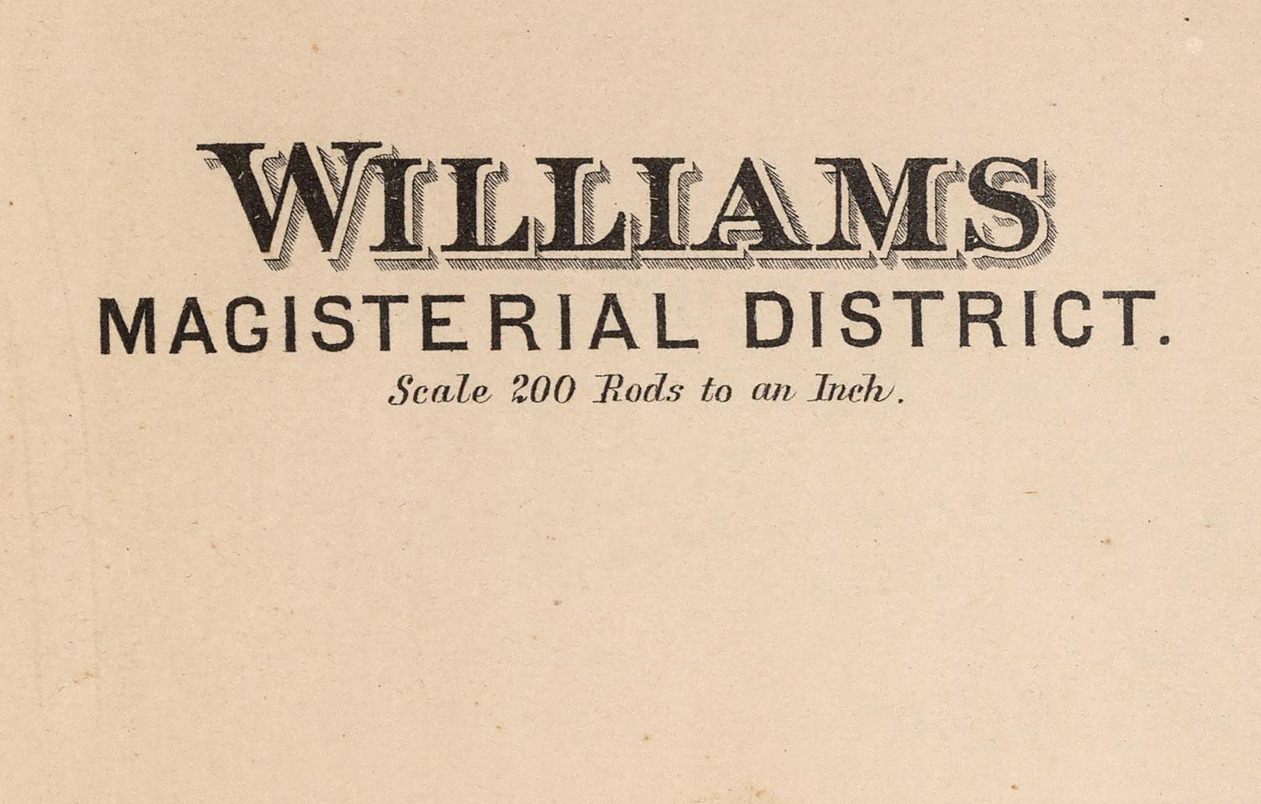 1886 Map of Williams District Wood County West Virginia - Etsy