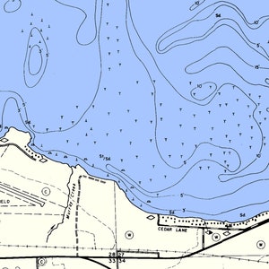 1974 Map of Shawano Lake Shawano County Wisconsin - Etsy