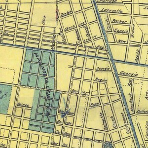 1907 Map of Mobile Alabama - Etsy