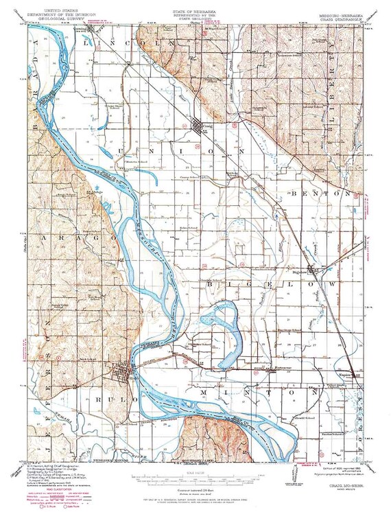 Mapa Topográfico De Missouri