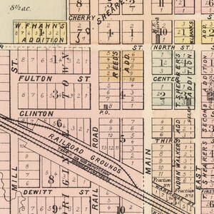 1885 Map of Louden Cedar County Iowa - Etsy