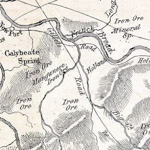 1839 Map of Cocke County Tennessee - Etsy