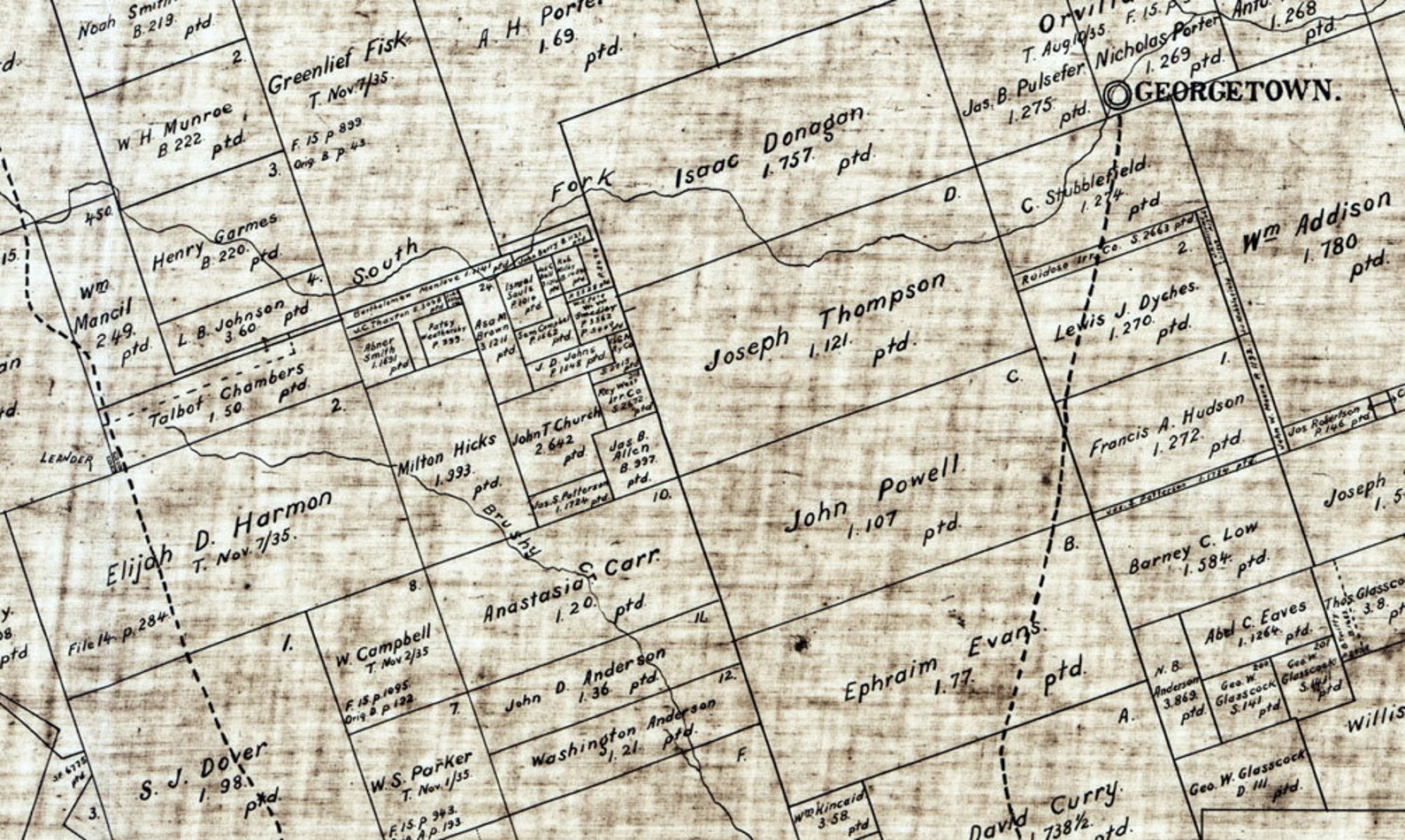 1917 Map of Williamson County Texas - Etsy