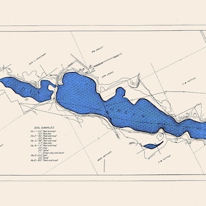 1916 Map of Dan Green Slough Clay County Iowa - Etsy
