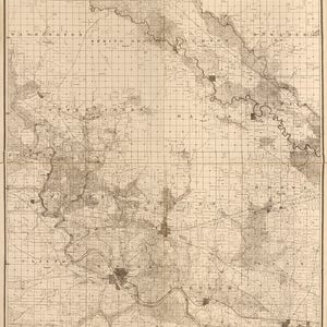 1859 Map of Linn County Iowa - Etsy