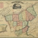 1851 Map of Northampton County Pa Landowner & Farm Names | Etsy