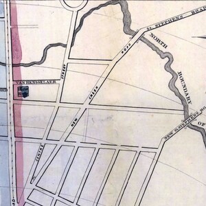 1853 Map of Mobile Alabama - Etsy