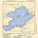 1939 Map of Manson Lake Oneida County Wisconsin - Etsy