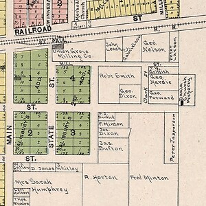 1908 Town Map of Union Grove Racine County Wisconsin - Etsy