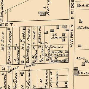 1878 Town Map of North Warren Warren County Pennsylvania - Etsy