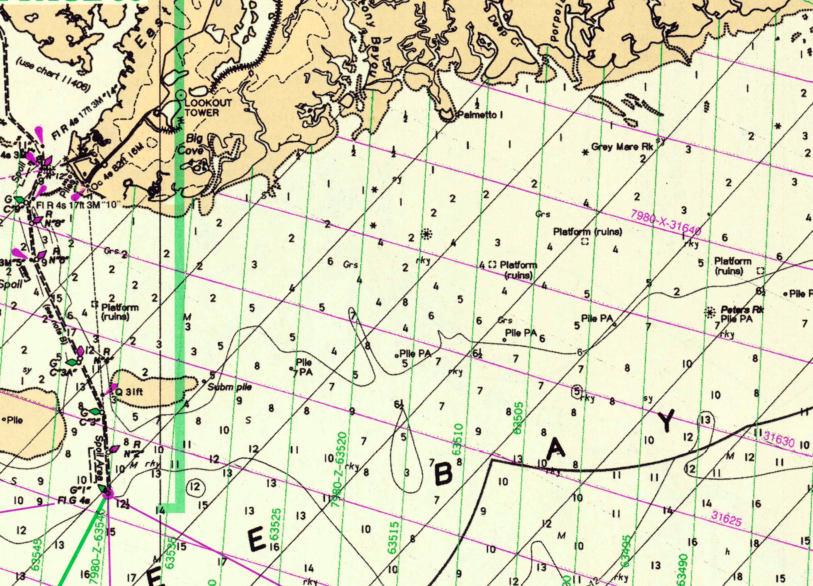 1996 Nautical Chart Map of Apalachee Bay Florida | Etsy Australia