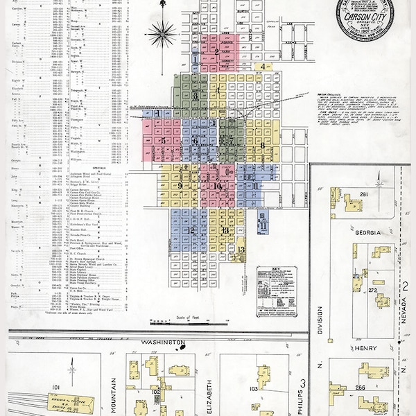 Carson City Nevada - Etsy